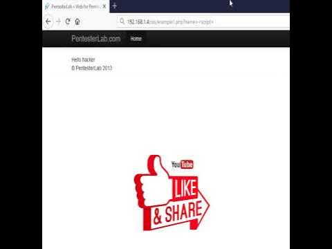 Web For Pentester | PentesterLab XSS: Example 1 | Cyber Security - YouTube