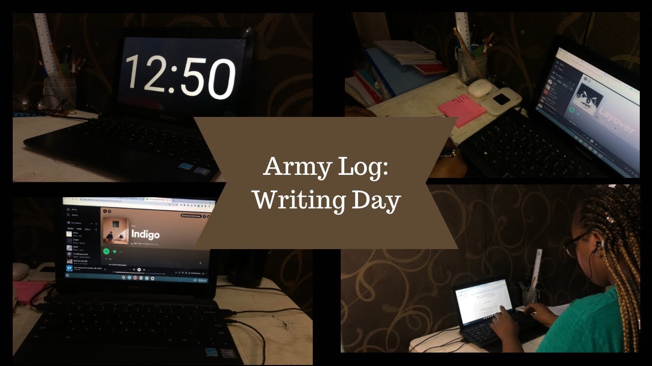 아미로그 | Army Log: Writing Day - YouTube