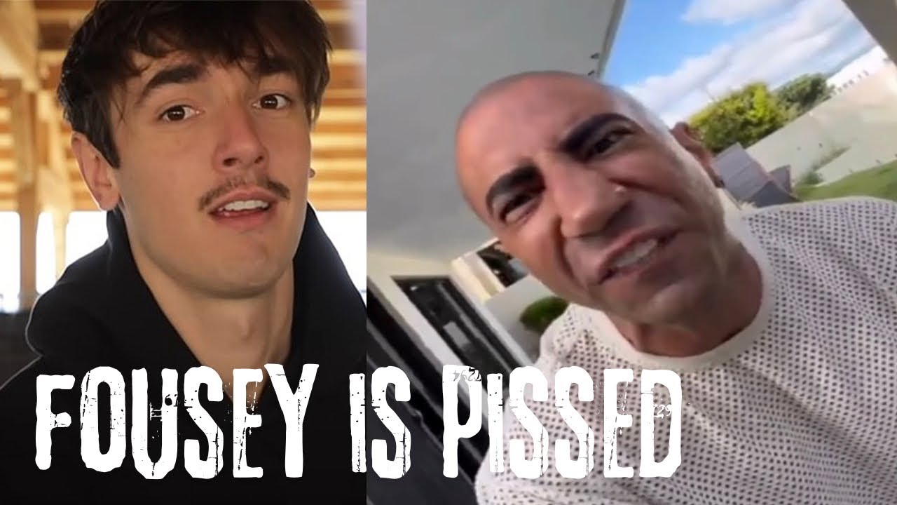 Fousey FULL BLOWN Meltdown On Bryce Hall.. Starts Crying! - YouTube