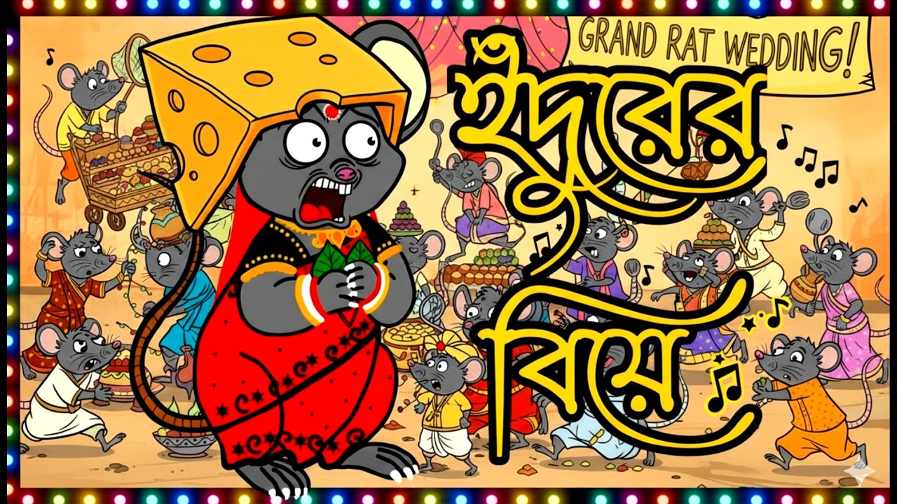 ইঁদুরের আজব বিয়ে | Funny Rat Wedding | বাংলা কার্টুন | Cartoon ...