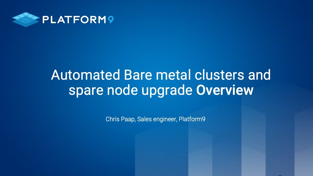 Automated Bare metal clusters and spare node upgrade - YouTube