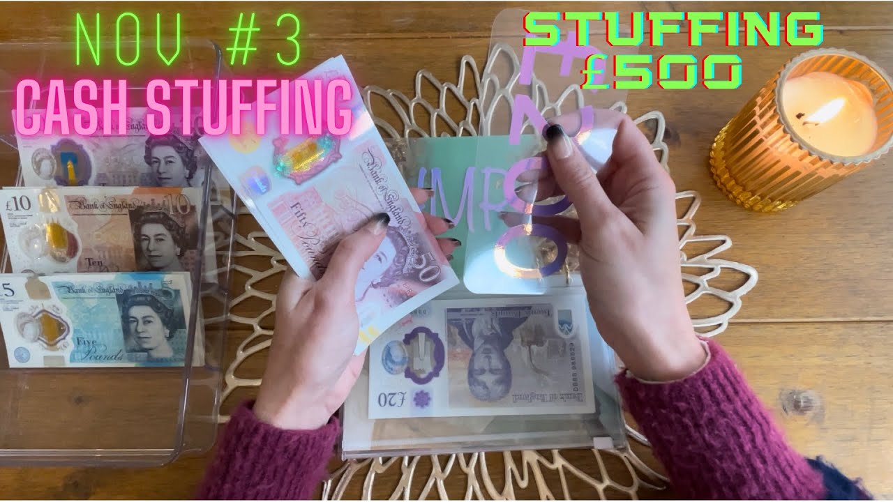 NOVEMBER #3 CASH STUFFING | STUFFING £500 | CASH ENVELOPES & SINKING ...
