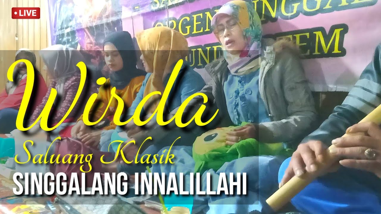 Saluang Klasik Live Singgalang Innalillahi Wirda dkk.. - YouTube