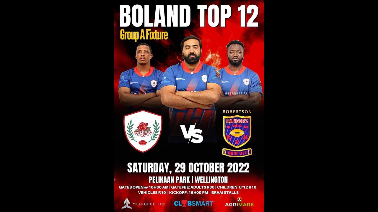 Boland Top 12 Rugby Toernooi - Roses United vs Robertson Rangers - YouTube