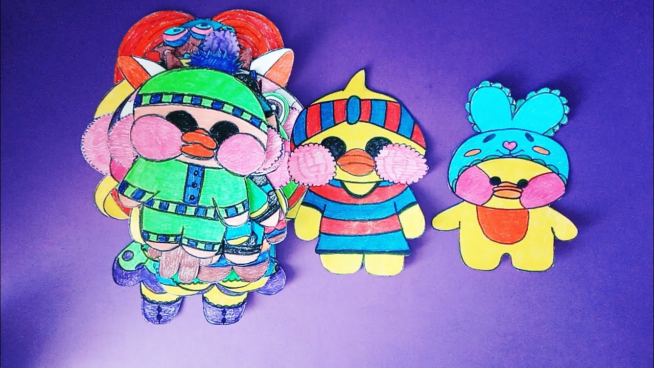 LALAFANFAN DUCKS FROM PAPER / LALAFANFAN PATOS DE PAPEL / CANARDS ...