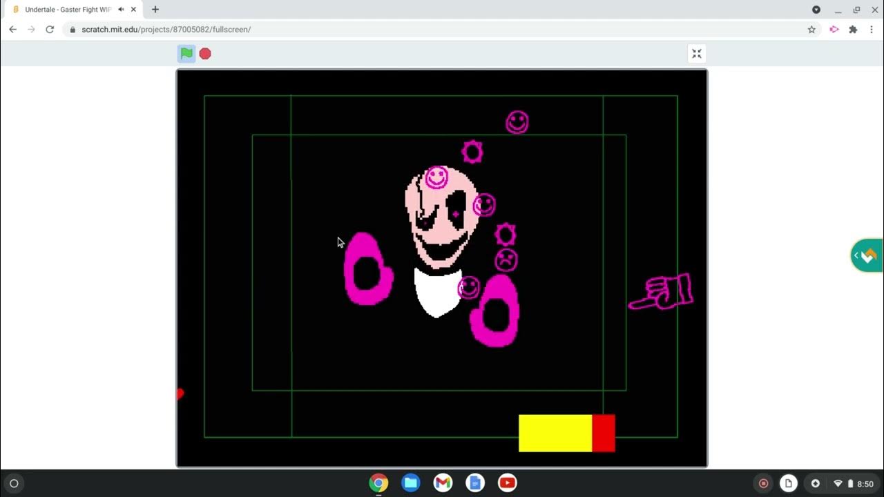 how to always beat Gaster in Scratch - YouTube