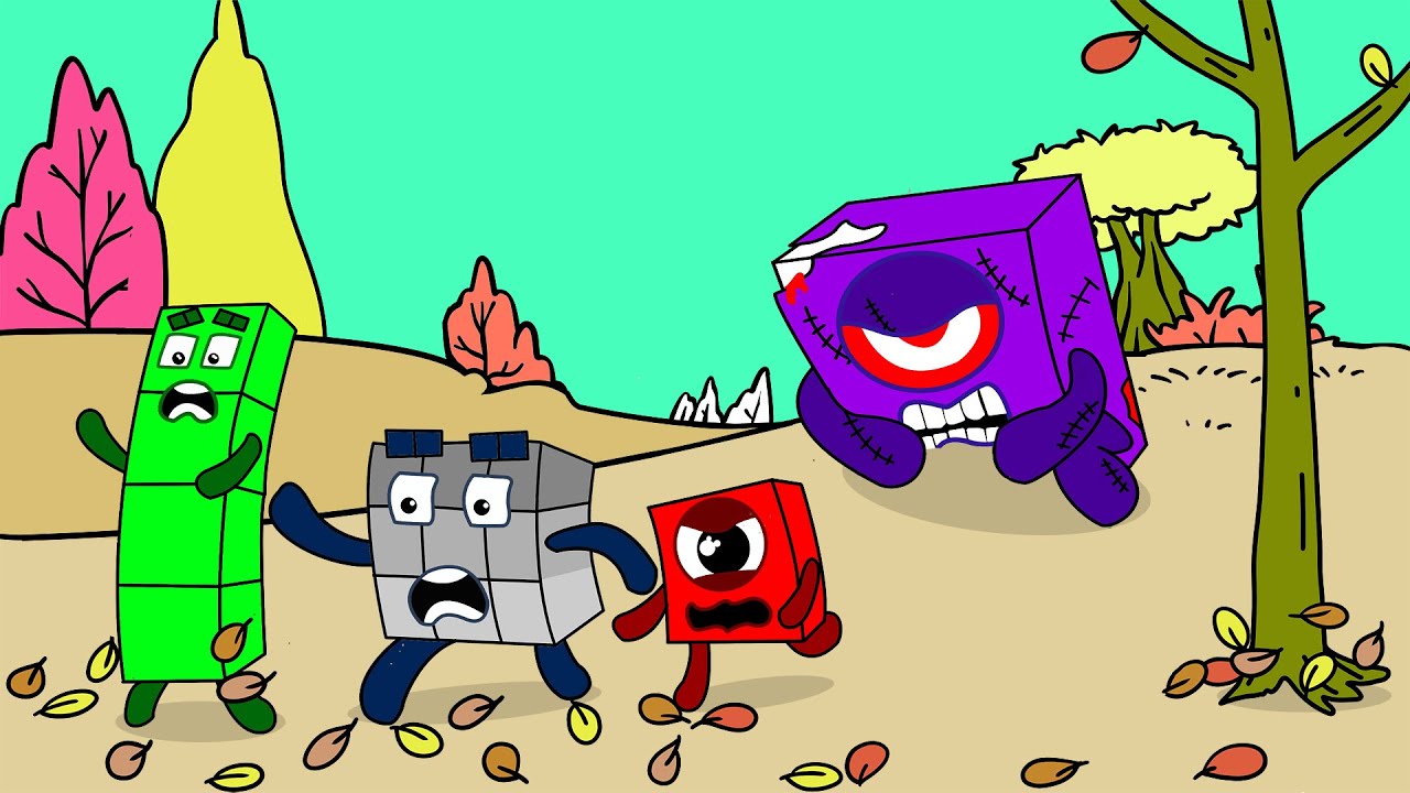 Numberblocks 1, run quickly. The Monster is approaching | Numberblocks ...