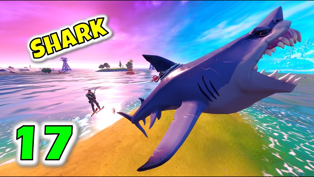 Fortnite - How To Ride a SHARK & Control SHARK Season 3 Gameplay - Part ...