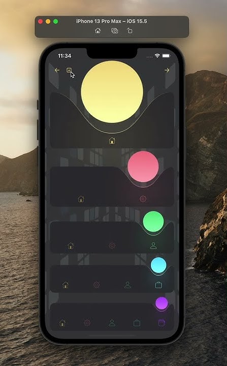 Swiftui 20 Custom Tab Bar Ios Bezier Curves Youtube