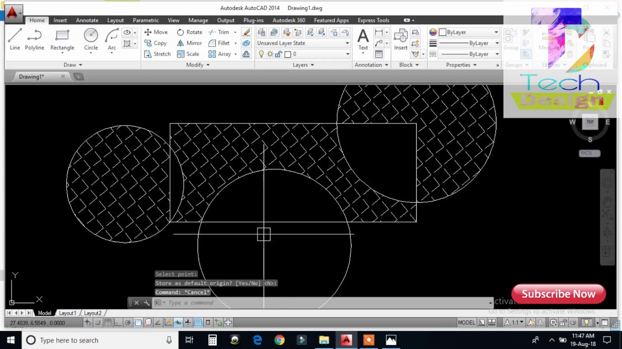 Hatch in Autocad 2014 | Hatch Edit | Autocad tutorials 2014 in Hindi ...