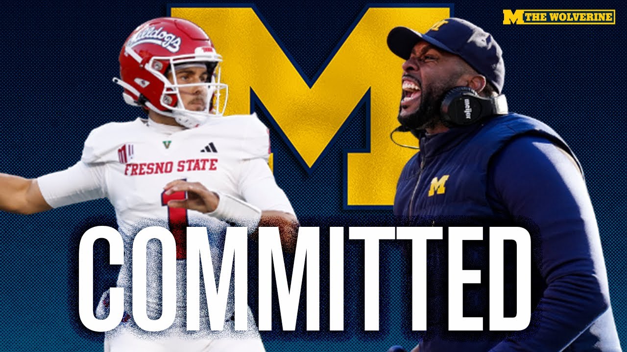 MIKEY KEENE COMMITS TO MICHIGAN FOOTBALL | Fresno State Transfer QB Is ...