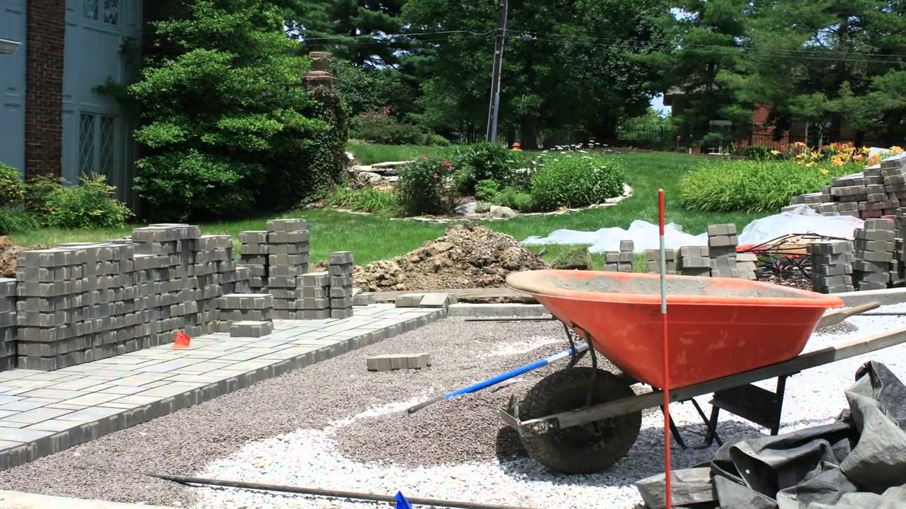 Permeable Paver Driveway Installation - YouTube