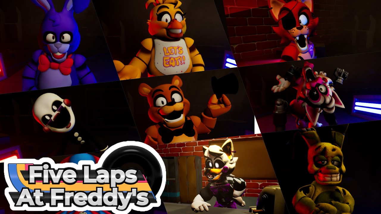 FIVE LAPS AT FREDDY’S DEMO IS HERE!!! IT IS SO GOOD! (All Characters ...