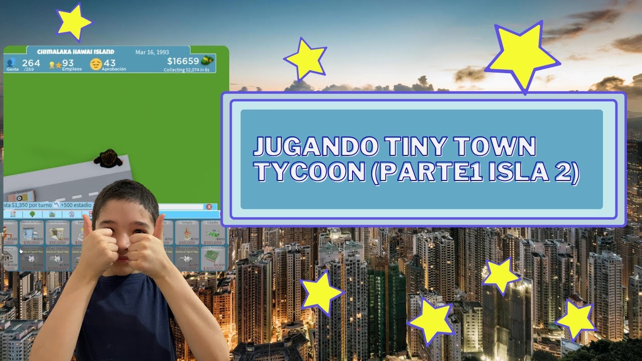 Jugando Tiny Town Tycoon(parte1 2 isla) - YouTube