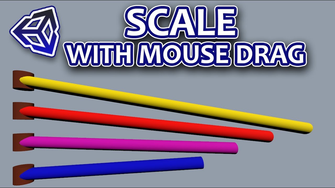 How To Scale 3d Object With Mouse Drag With A Fixed Point In Unity One Sided 3d Scale Tutorial 9974