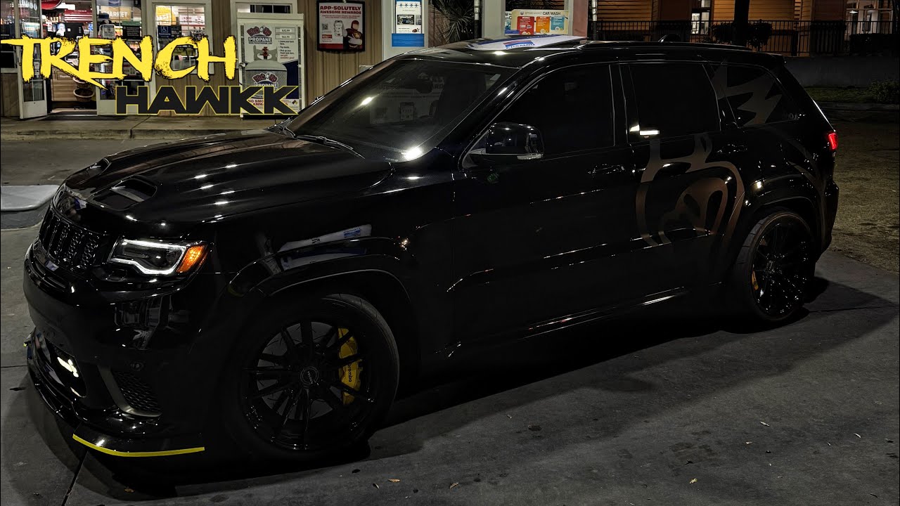 LATE NIGHT TRACKHAWK POV DRIVE *insane whine* - YouTube