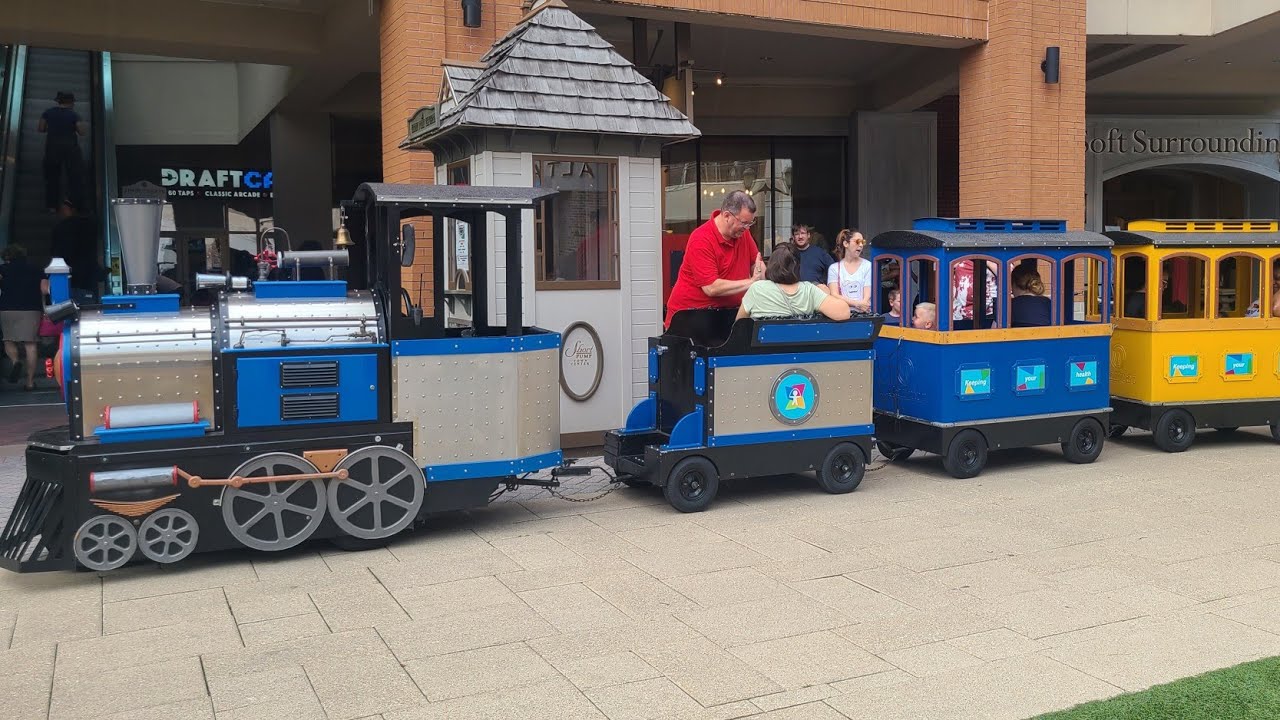 Pretend play train ride | Kids riding on train | Train song for kids ...