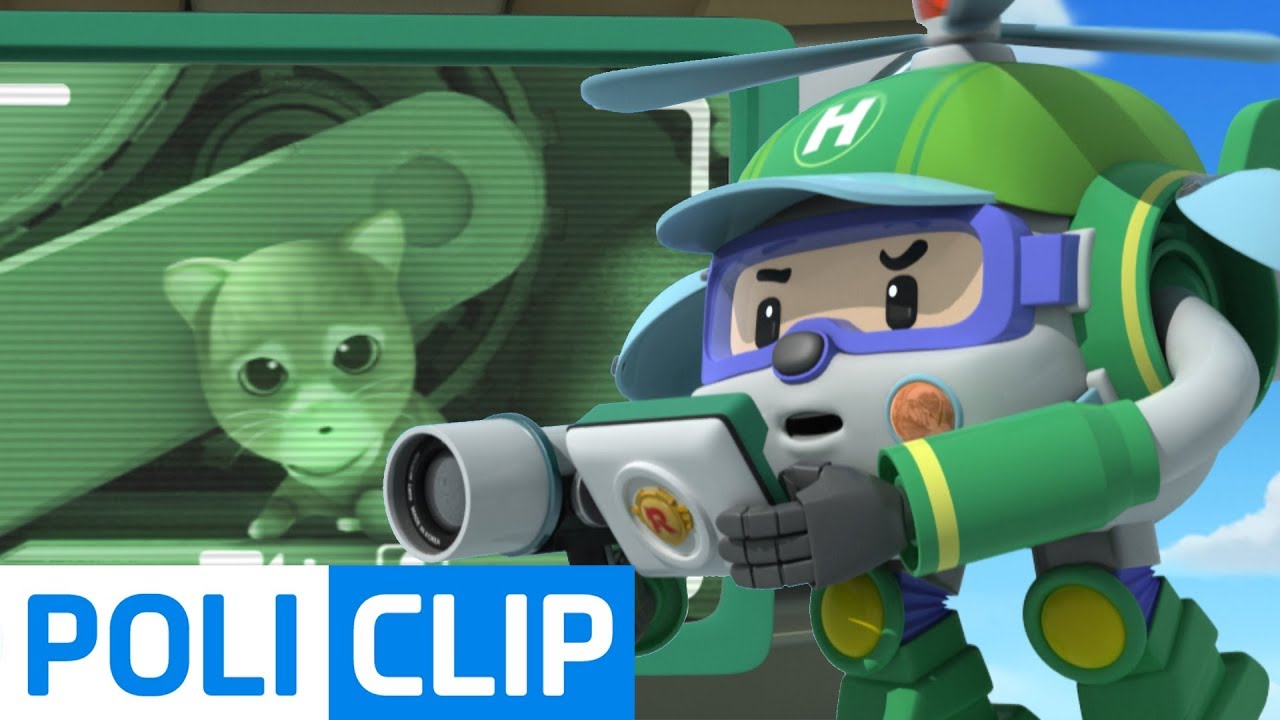 Special Mission! Save the kitty! | Robocar Poli Rescue Clips - YouTube