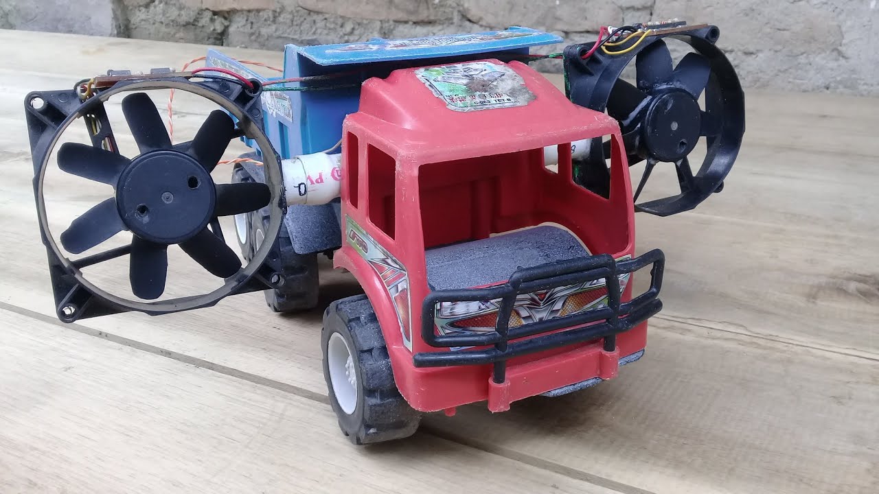 DC Fan to Truck Power - Modified Brushless DC Fan to High Speed - YouTube