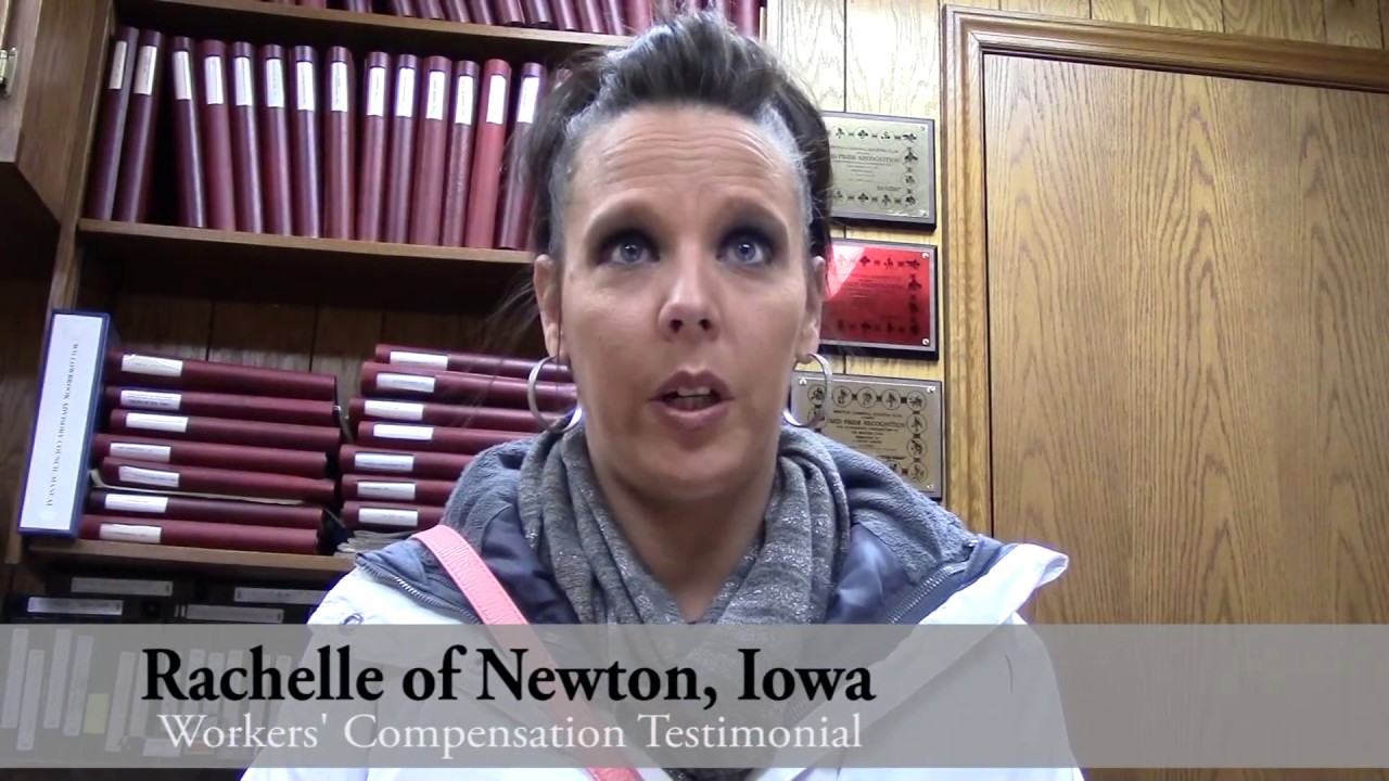 Rachelle of Newton Testimonial about her Work Injury - YouTube