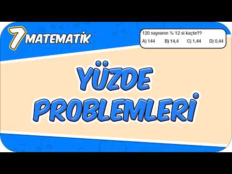 Yüzde Problemleri 📘 7MAT14 #2026