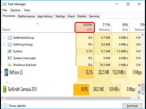 100% CPU Usage - YouTube