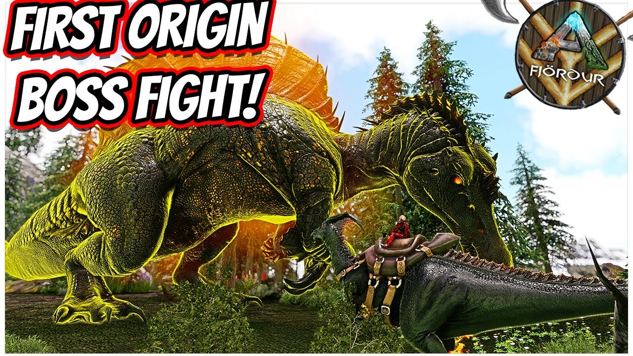 USING THE NEW DEMONIC PARASAUR TO FIGHT ORIGIN BOSSES!! || Ark Primal ...