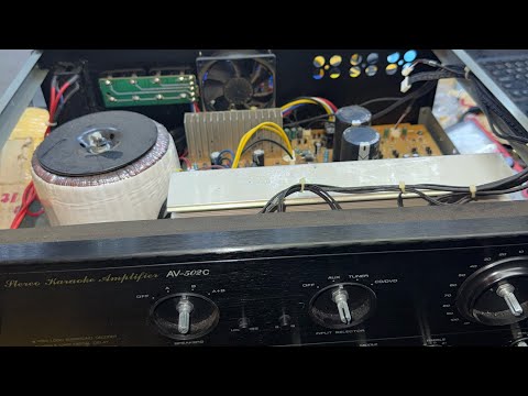 KONZERT AV502 ORIGINAL AMPLIFIER MAHINA ISANG CHANNEL TIPS KUNG PAANU AYUSIN