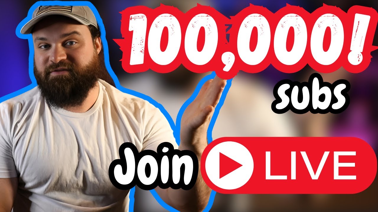 100,000 Subscriber Live Stream | Come Celebrate - YouTube