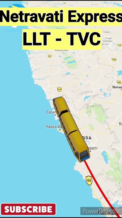 Netravati Express Route (Mumbai To Trivandrum) - YouTube