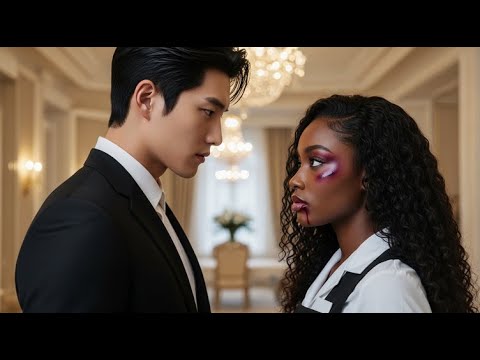 KOREAN MAFIA BOSS saw blood  on BLACK  MAID's face. What he did next SURPRISE everyone | #blasian