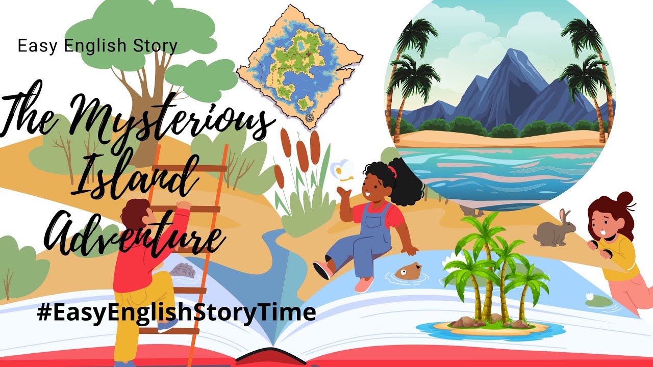 Easy English Story: The Mysterious Island Adventure - YouTube