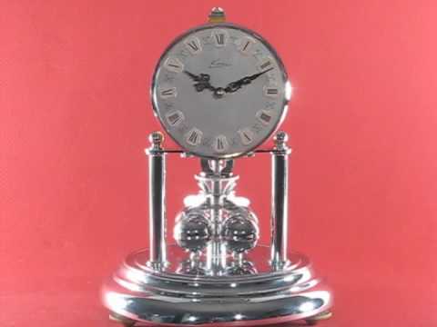 Kern Nickel Plated Miniature 400 Day Clock - YouTube
