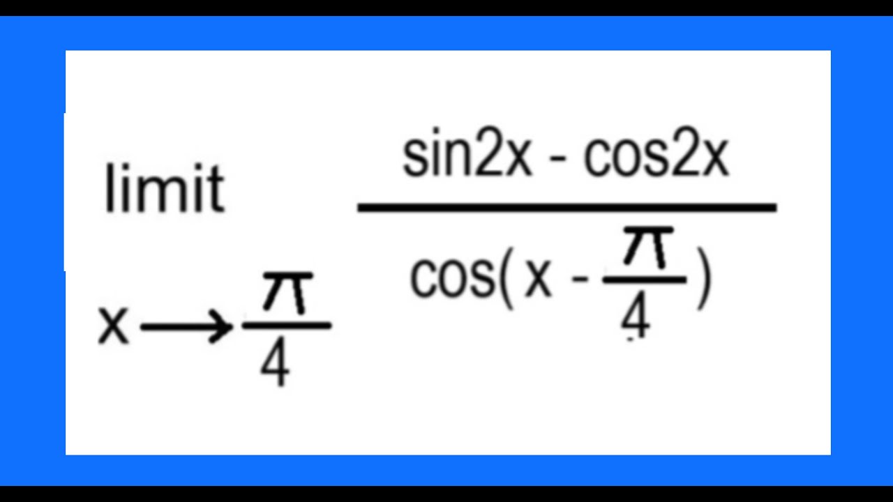 Limit example 6 - YouTube