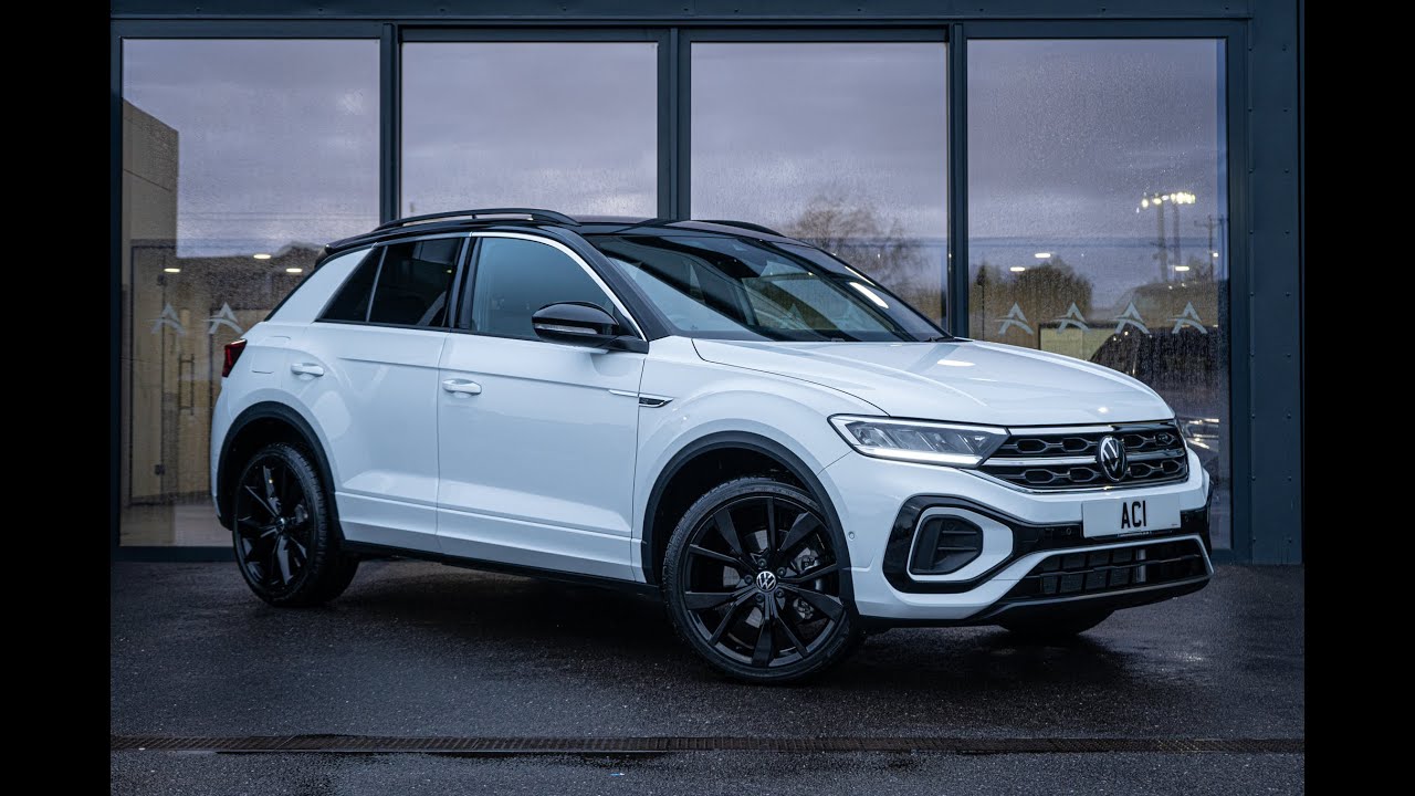 2023 73 VOLKSWAGEN T-ROC 2.0 TSI 4MOTION PURE WHITE - YouTube