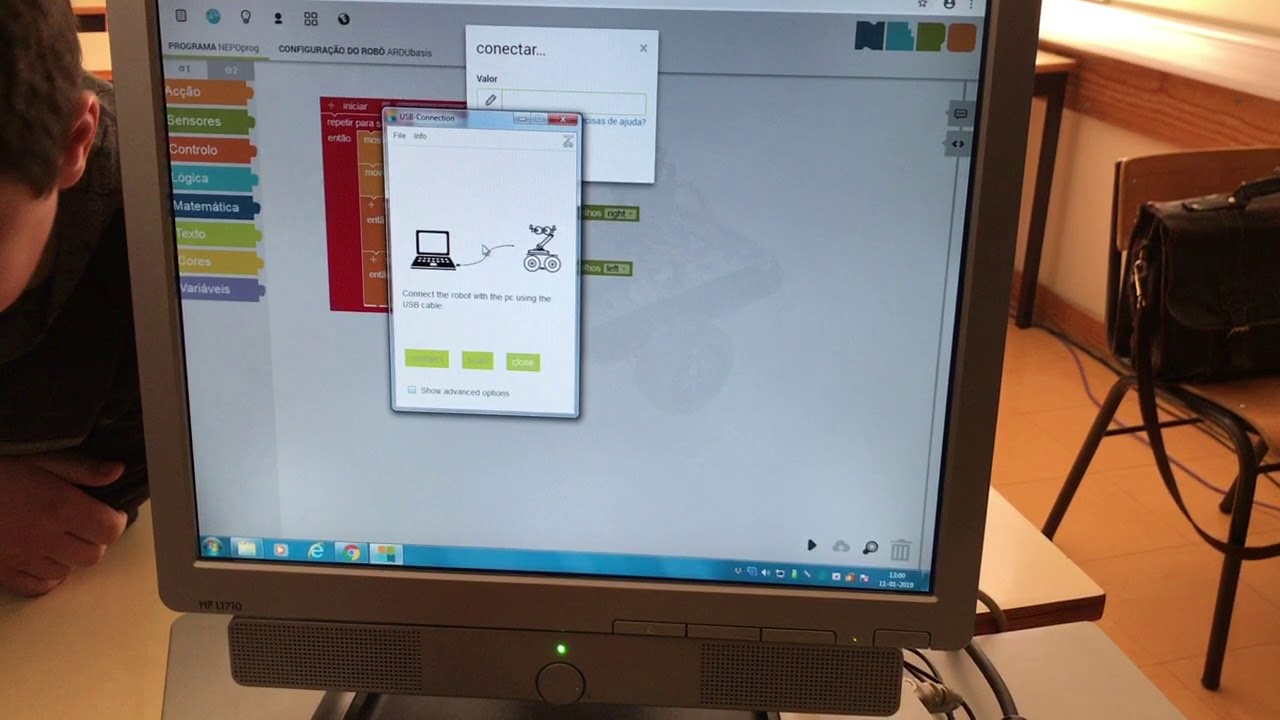 Open Roberta Bot n roll 2019 01 11 - YouTube