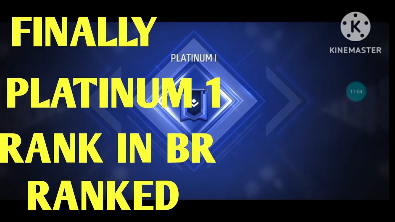 Finally Platinum 1 rank in br ranked - YouTube