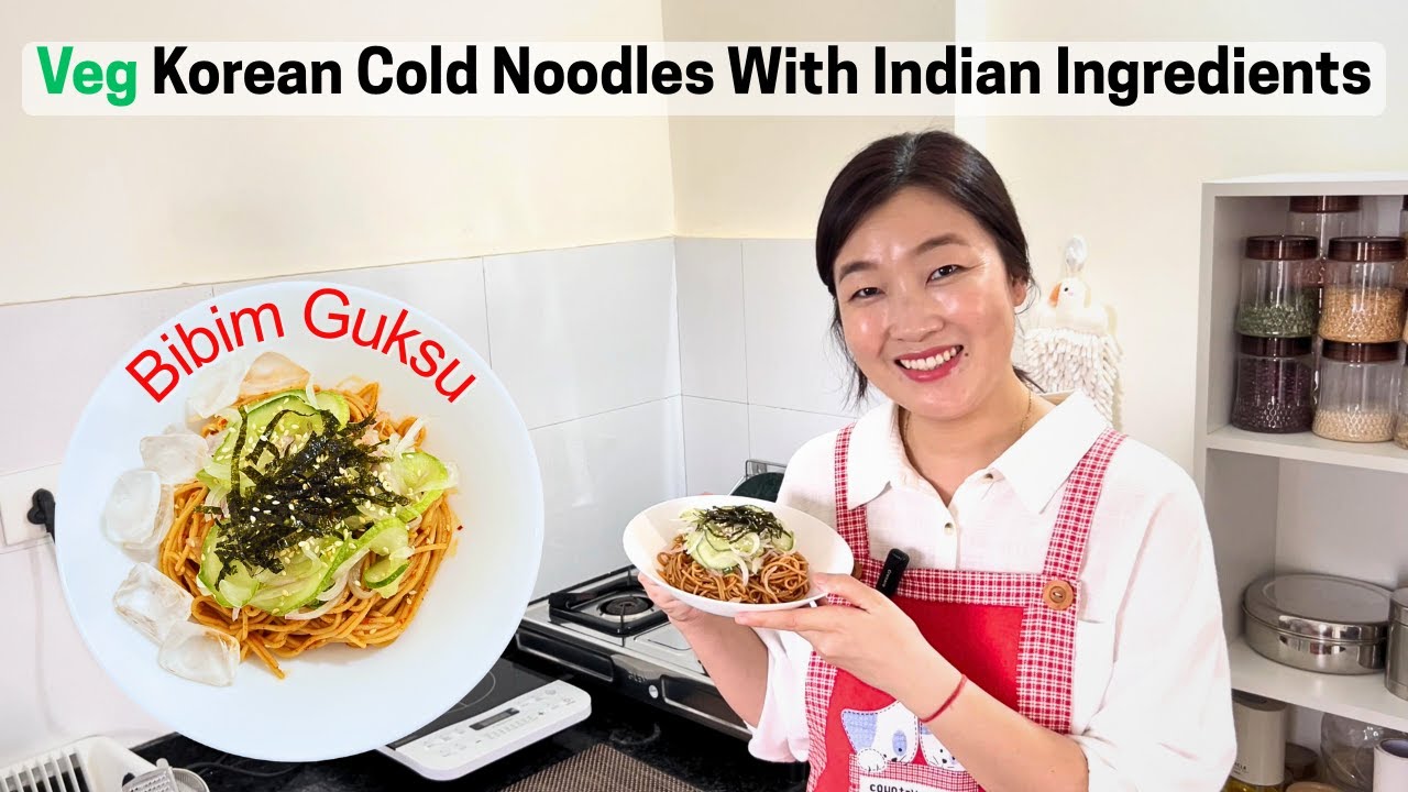BIBIM MYEON! 😱 The COLD, SPICY Korean Noodles You NEED This Summer ...