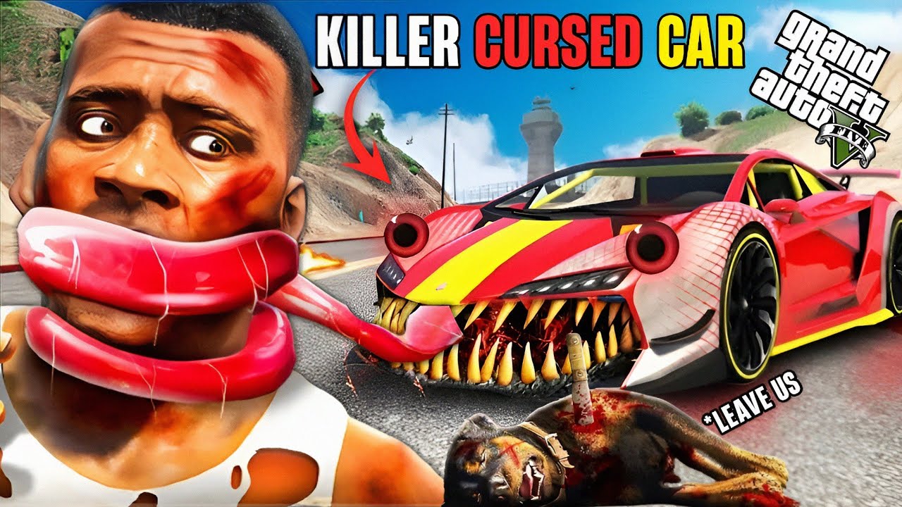GTA 5 : Franklin New Car Is A Cursed Killer Car ! || PART # 02 || Afaq ...