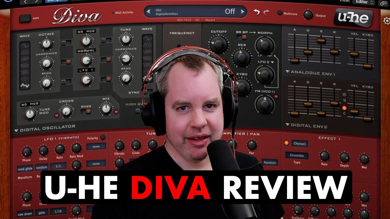 u-he Diva Synthesizer Review & Tutorial - YouTube