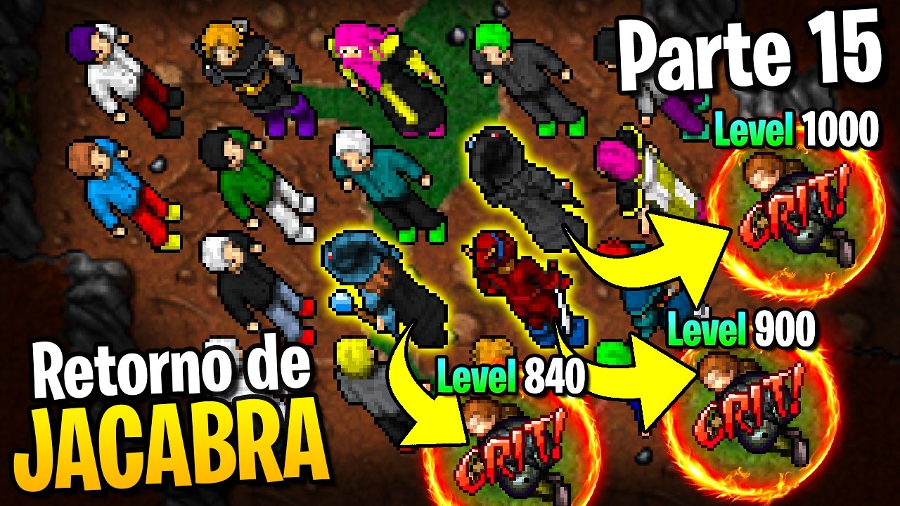 O Retorno de JACABRA Matando os TOP LEVEL do Server 🔥| Tibia Hardcore ...