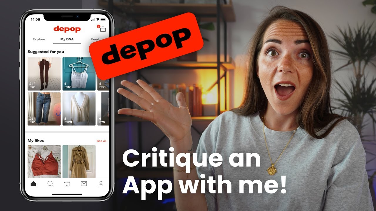App Critique on Depop — UX Design Interview Process - YouTube