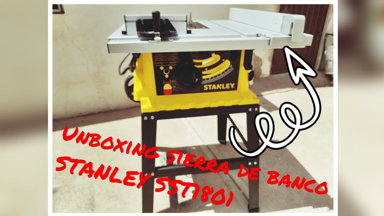 Unboxing, armado, ajustes y pruebas STANLEY SST1801 - YouTube