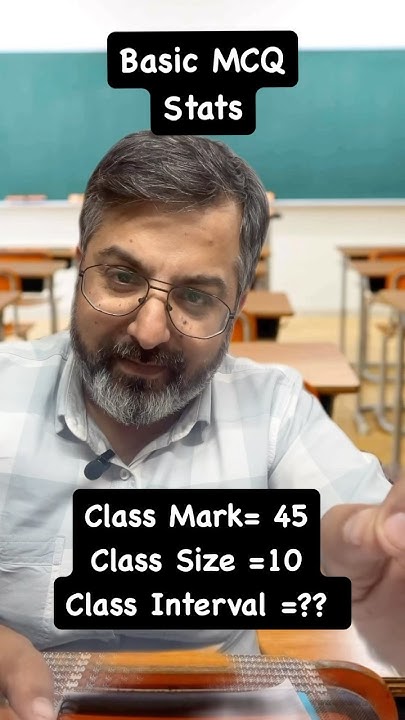 To find the upper class limit and lower class limit when Class mark and Class Size are given # ...