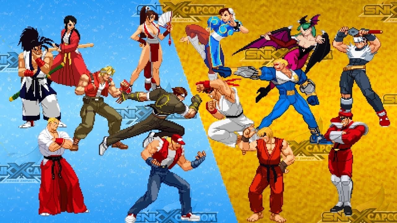 SNK x Capcom Cross Impact, Neo Maxes(Lvl 3 Supers) - YouTube