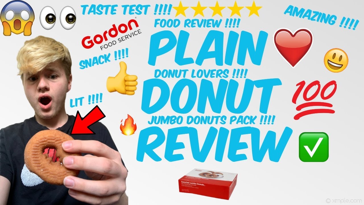 Gordon Food Service - Plain Donut (Assorted Jumbo Pack) Review | Taste ...