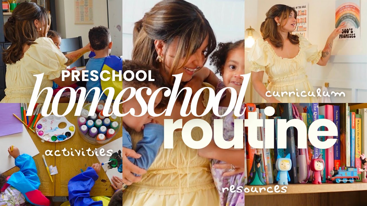 REALISTIC PRE-K HOMESCHOOL ROUTINE| Curriculum + Resources + Daily ...
