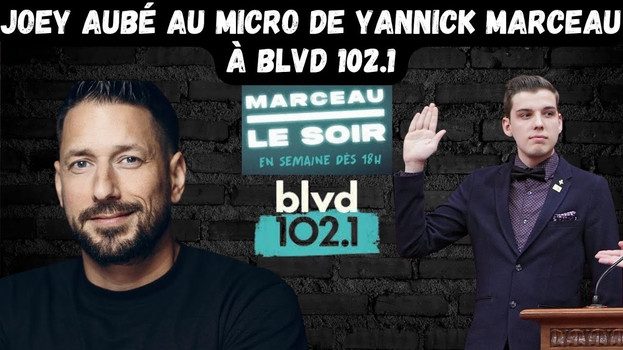 Joey Aubé au Micro de Yannick Marceau à BLVD 102.1 !! - YouTube