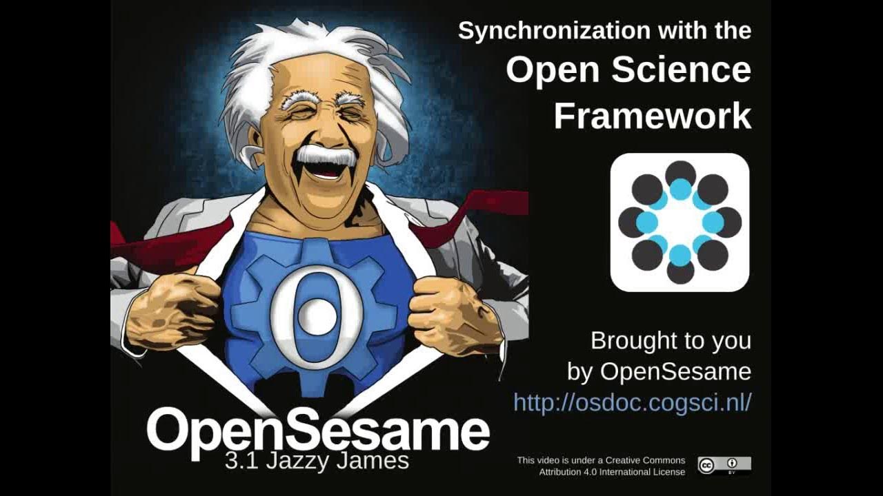 Open Science Framework integration in OpenSesame 3.1 - YouTube