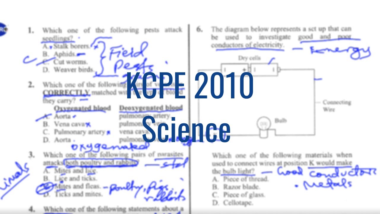 KCPE 2010 Science Question 6 YouTube kcpe-2010-science-question-6-youtube
